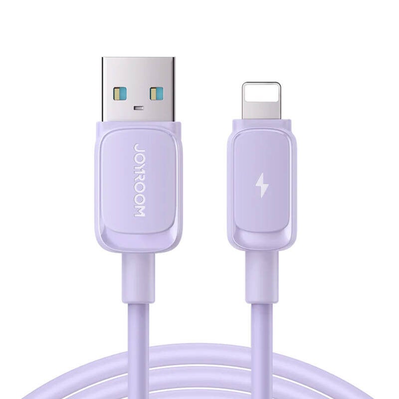 Câble USB vers Lightning S-AL012A14 - 2.4A / 1.2m - Violet | Leroy Merlin