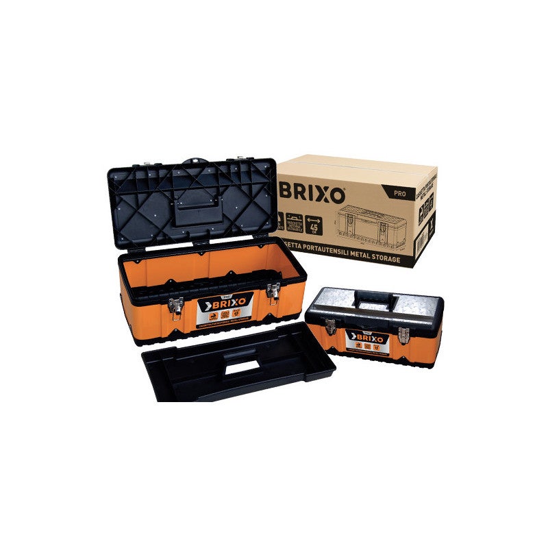 Boîte à outils compacte en acier BRIXO 40 cm – Brixo Metal | Leroy Merlin