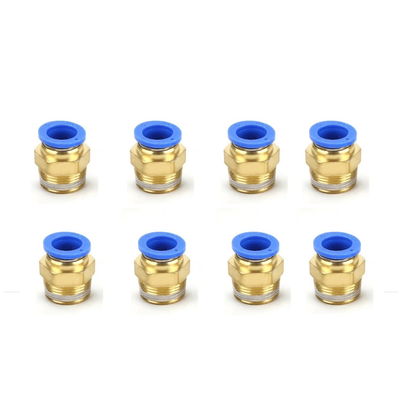 8 piezas Conector rápido de aire Conectores neumáticos Conectores ...