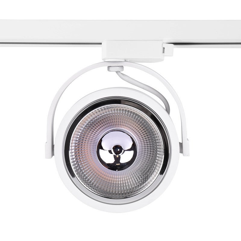 Projecteur LED sur rail monophasé AR111 GU10 | Leroy Merlin