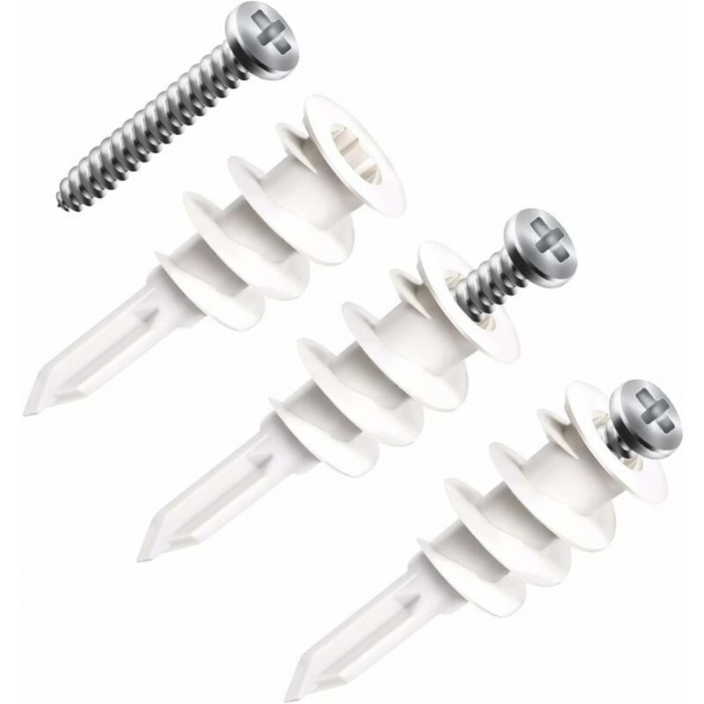 Paquete de 100 tubos de expansión autoperforantes de nailon para ...