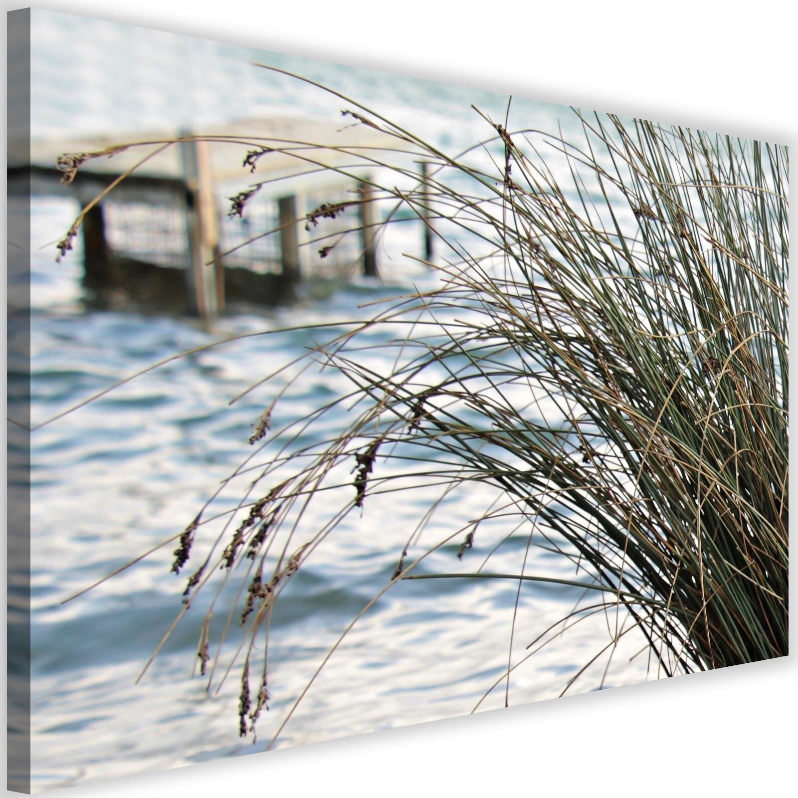 Tableau plate-forme en mer - 120 x 80 cm | Leroy Merlin