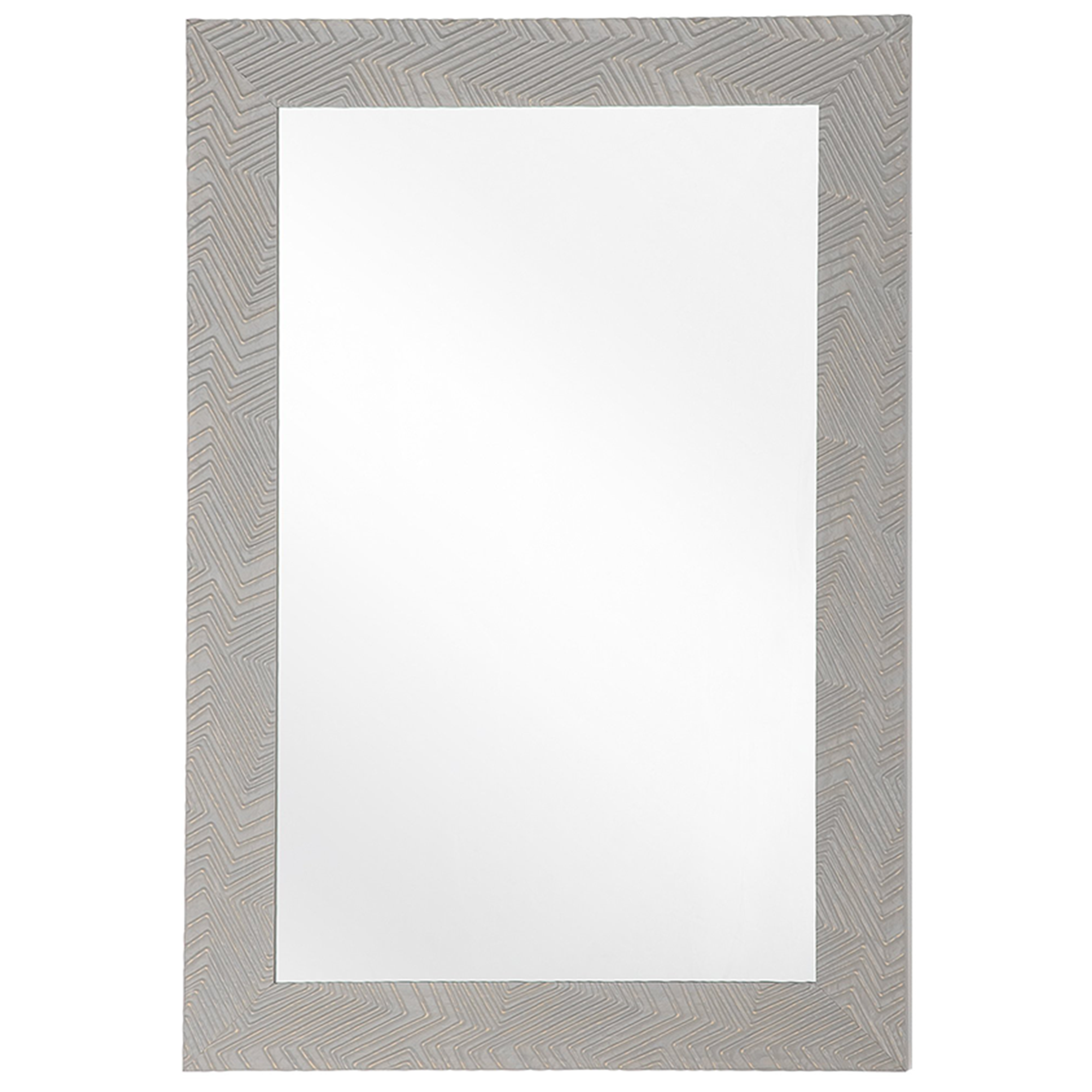 Miroir NEVEZ 60 cm 91 cm Gris | Leroy Merlin