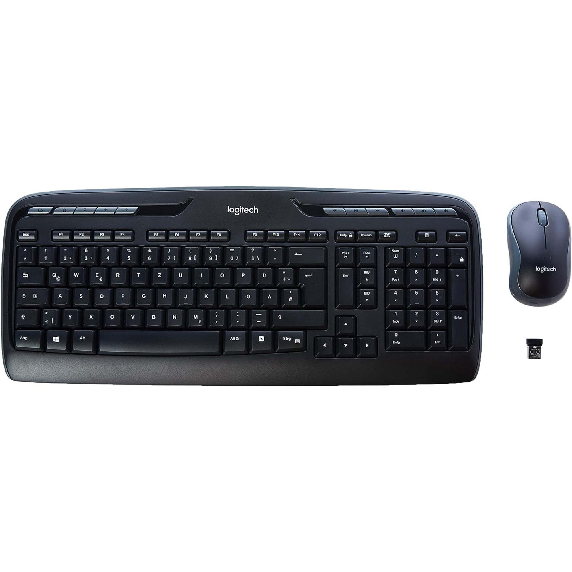 Logitech Mk330 Kit Mouse E Tastiera Wireless Qwertz Layout Tedesco De ...
