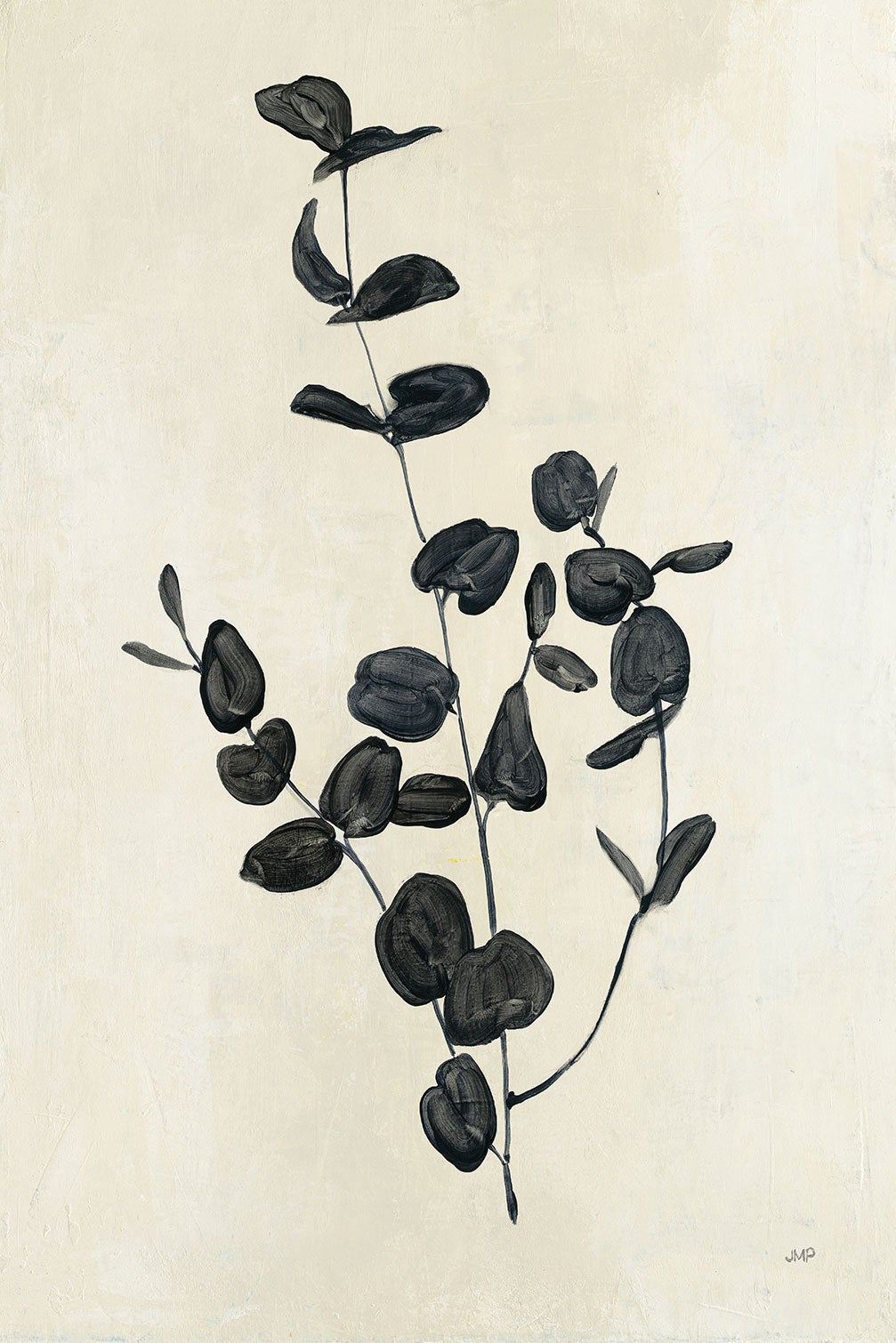 Toile fleurs Black magic - 40x60cm | Leroy Merlin