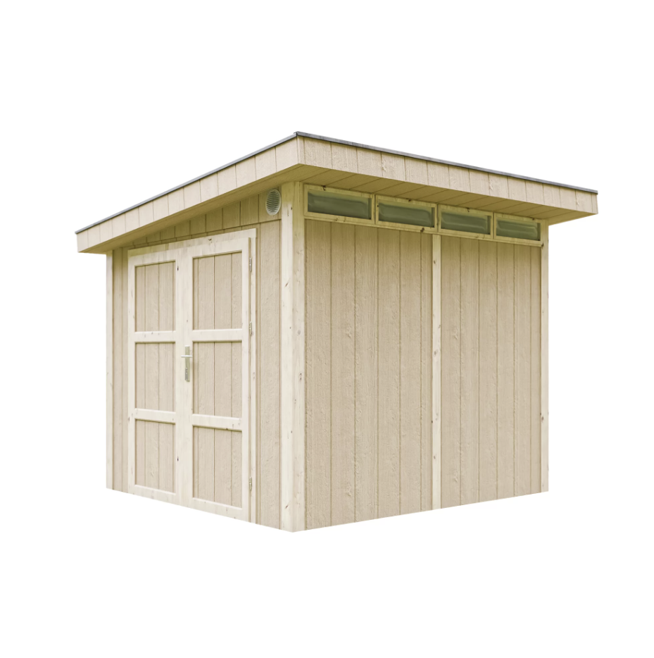 Caseta Jardin Exterior paneles a base de Madera LP SmartSide 5,9 m² con ...