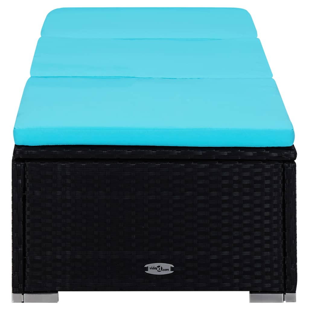 Lot de 3 Chaises longues de jardin | Bain de soleil | Transat de ...