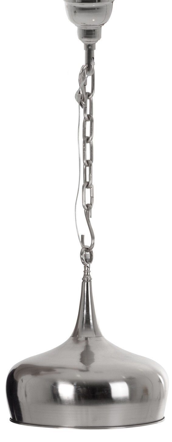 Lustre moderne métal et acier argent métallique Ilenia | Leroy Merlin