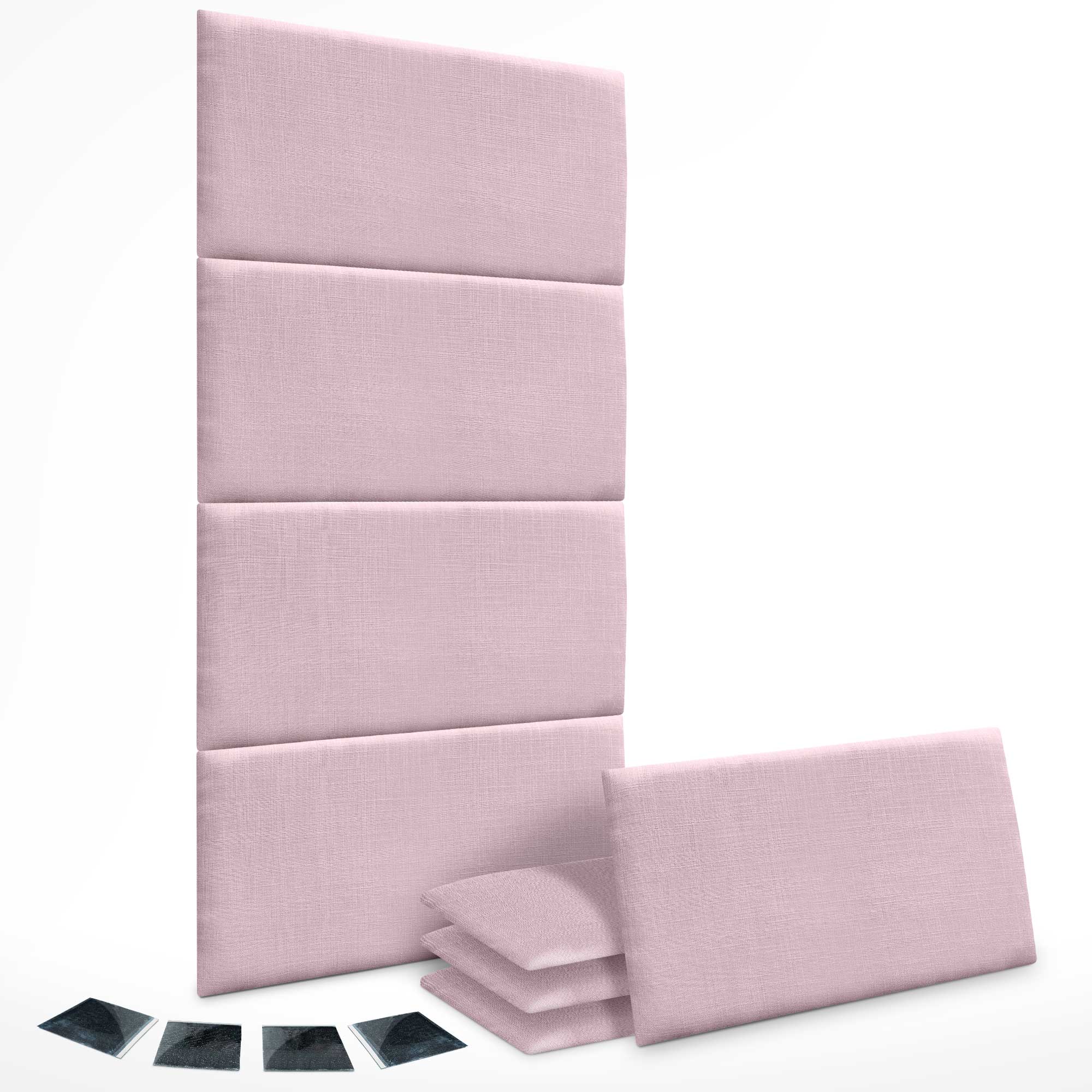 DHOME Juego de 8 Paneles Tapizados de Lino Pack Autoadhesivos para ...