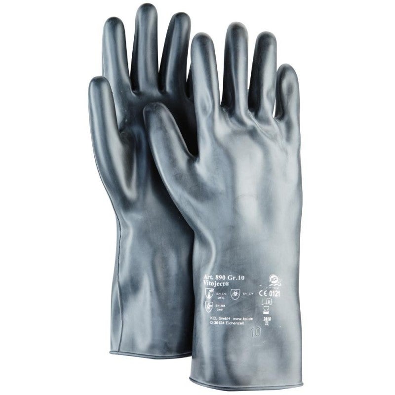 Gants de protection Vitoject 890, 350 mm,Taille10,noir | Leroy Merlin
