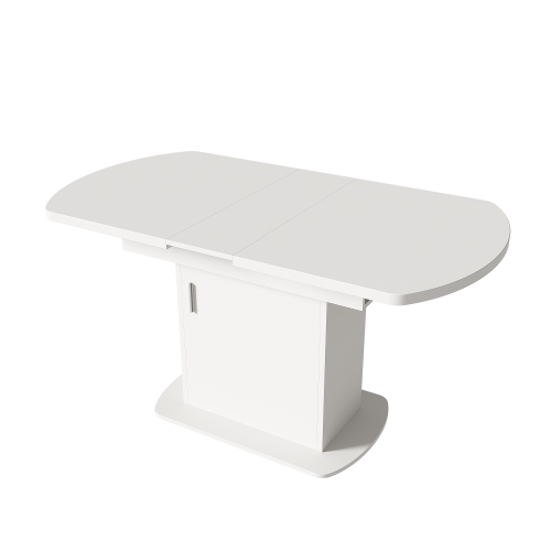 Table de salle à manger ovale extensible, L110/130*P70*H75cm, table ...