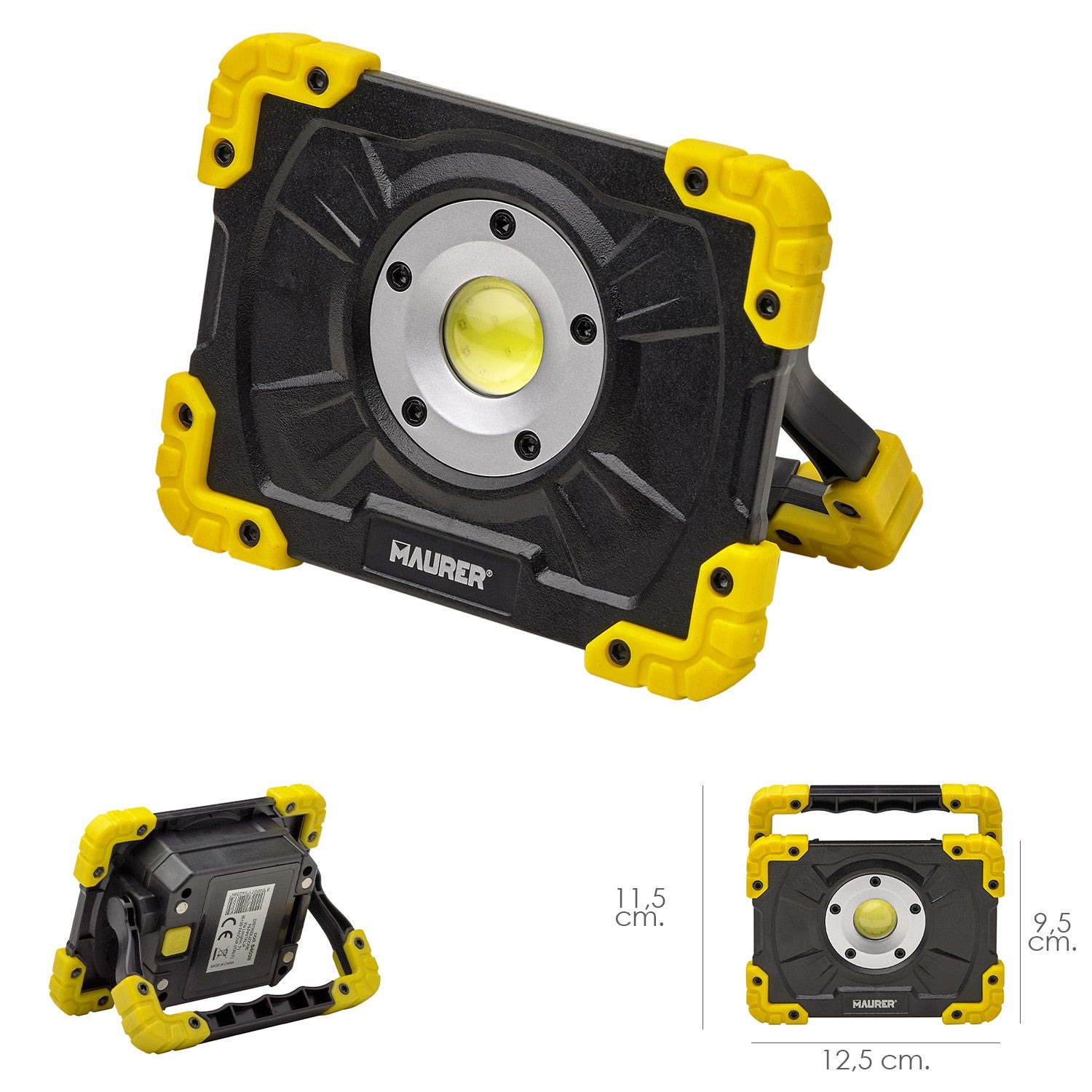 Foco Led Portatil Con Asa E Imanes 5 W. 500 Lumenes A Pilas | Leroy Merlin