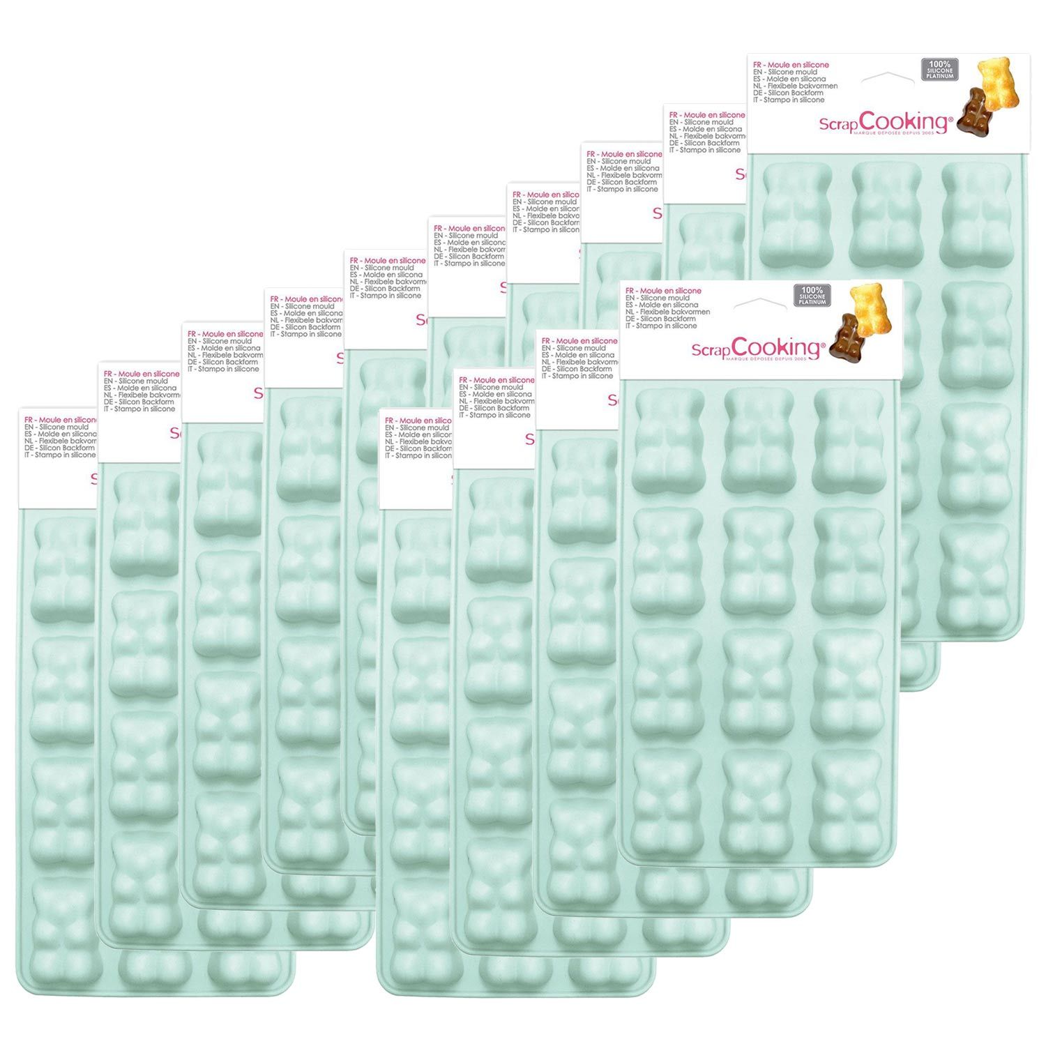 14 moldes ositos de malvavisco y chocolate | Leroy Merlin