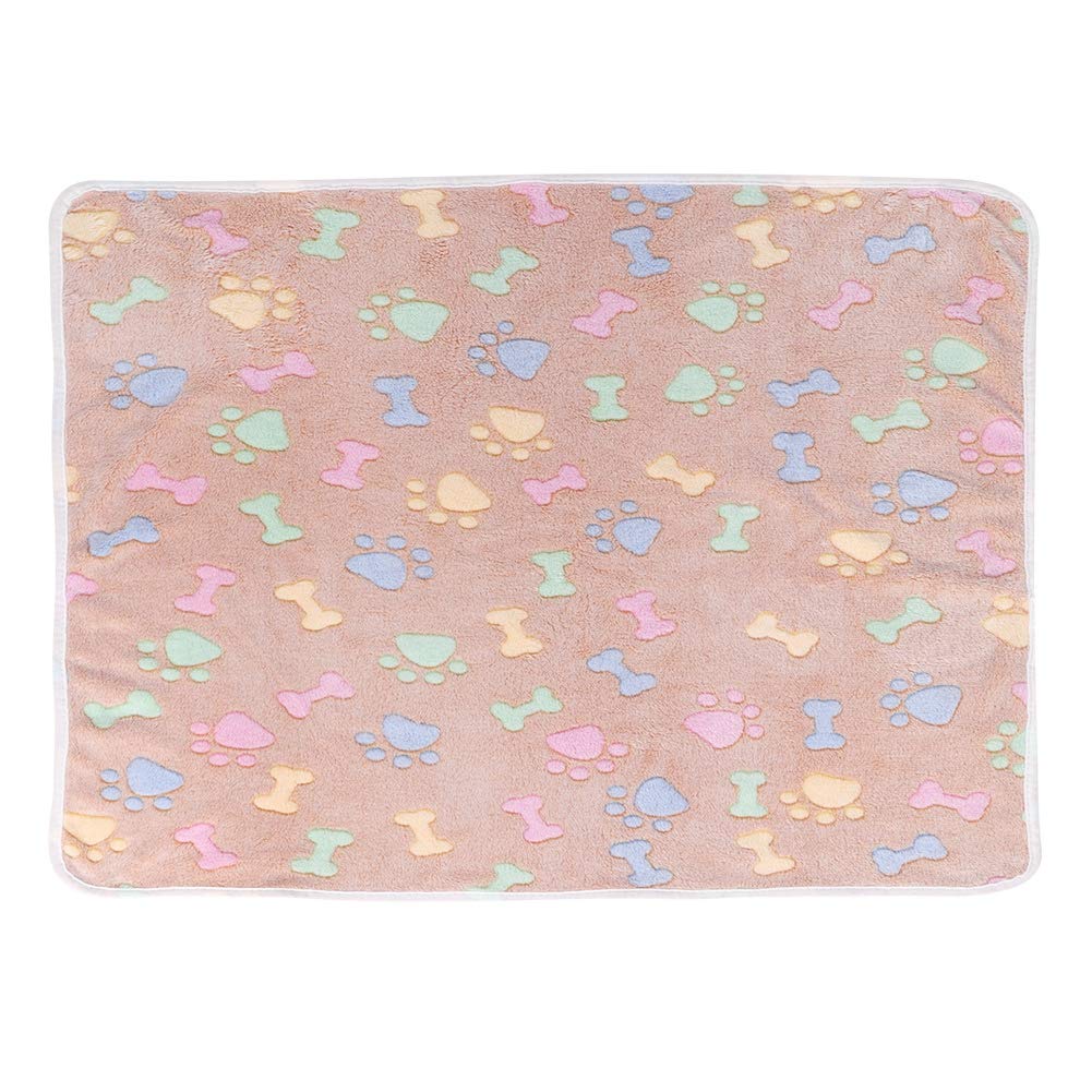 Tapis chaud à motif d'os pour chien et chat, couverture, coussin de lit ...