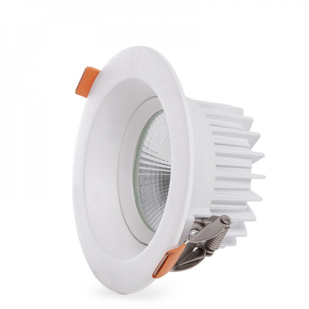Spot LED Circulaire Downlight 7W 980Lm 6000ºK Anti-éblouissant UGR19 40 ...