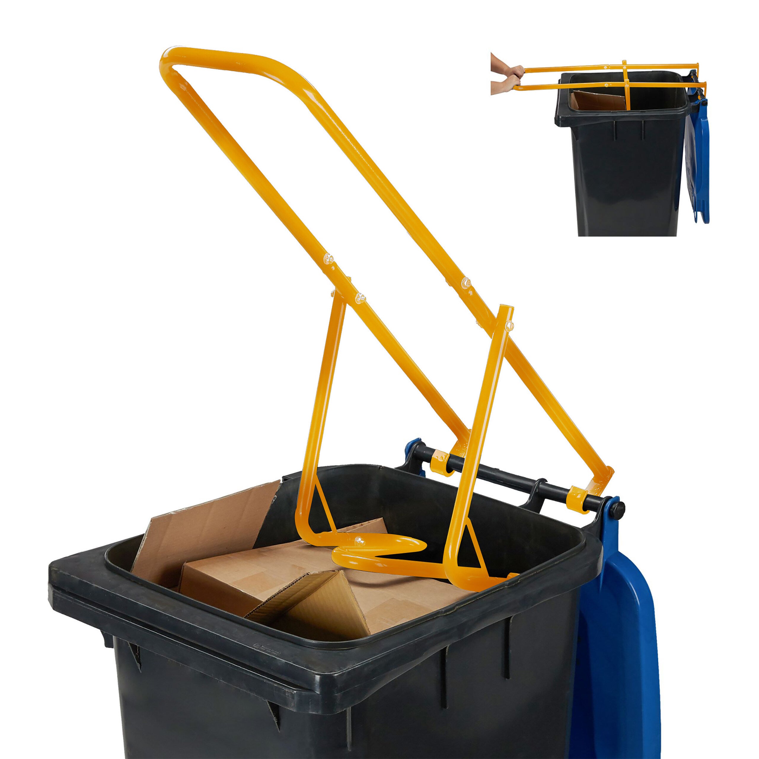 Presse manuelle pour poubelle, compacteur pour déchets ménagers ...