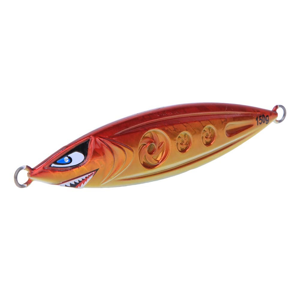 Cebo de pesca artificial de 150 g con luz nocturna, señuelo de pez ...