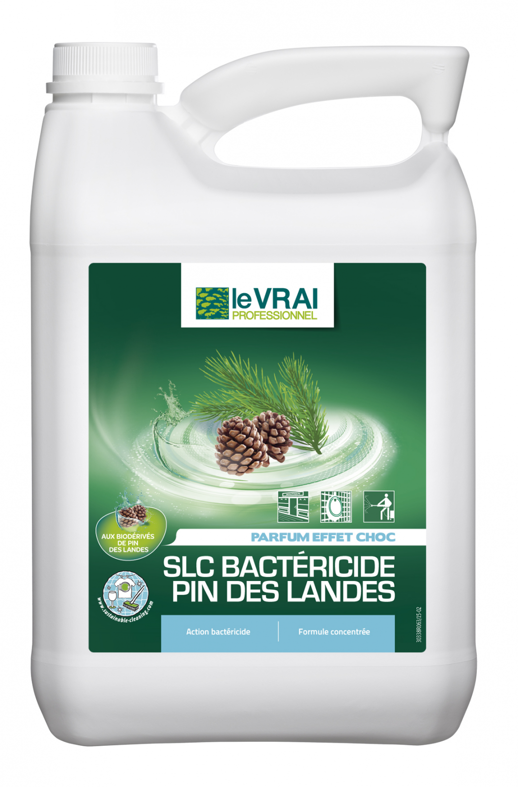 Le vrai - slc bactericide odorisant concentrÉ parfum pin des landes - 5 ...