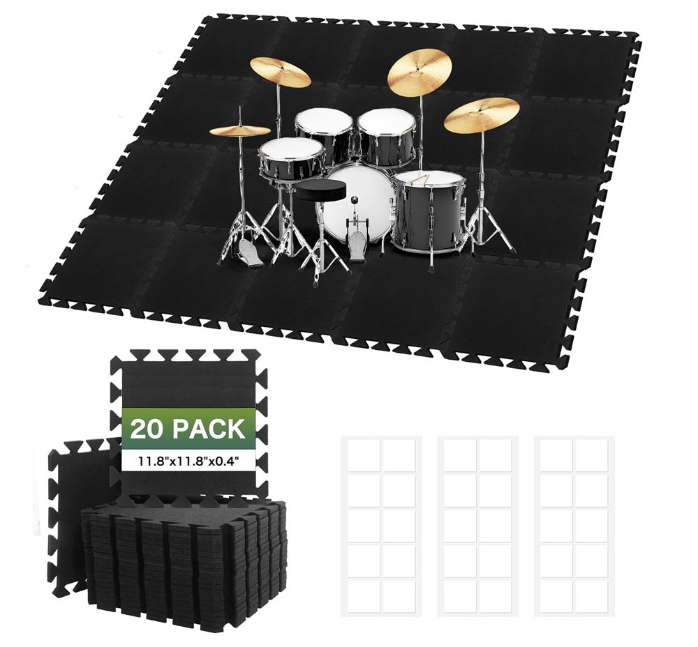 Alfombrillas de insonorización de fieltro antigolpes antideslizantes ...