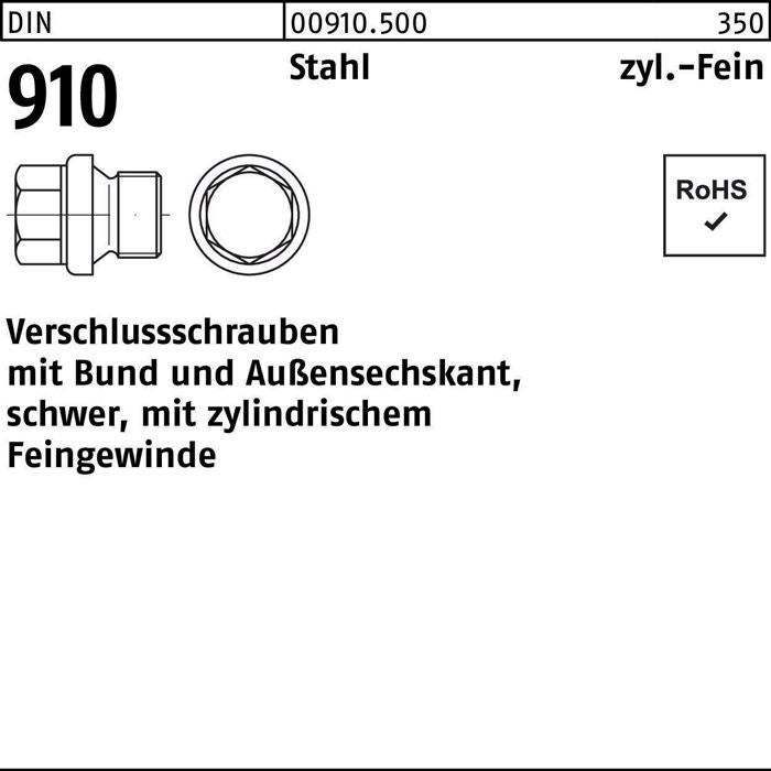 Reyher Bouchon vissable DIN 910 m.Bund/Außen-6-kant | Leroy Merlin