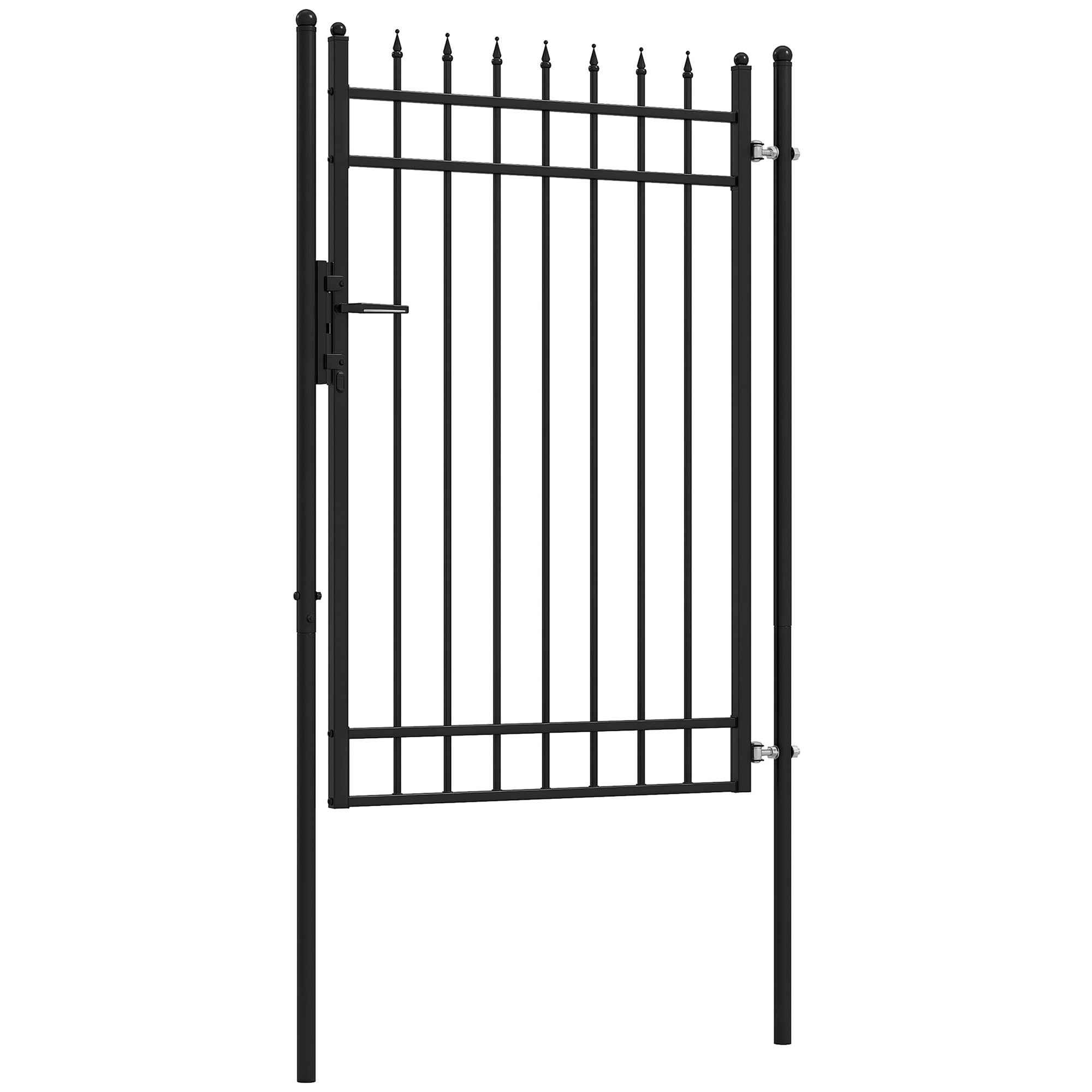 Portillon de jardin Acier galvanisé Outsunny | Leroy Merlin