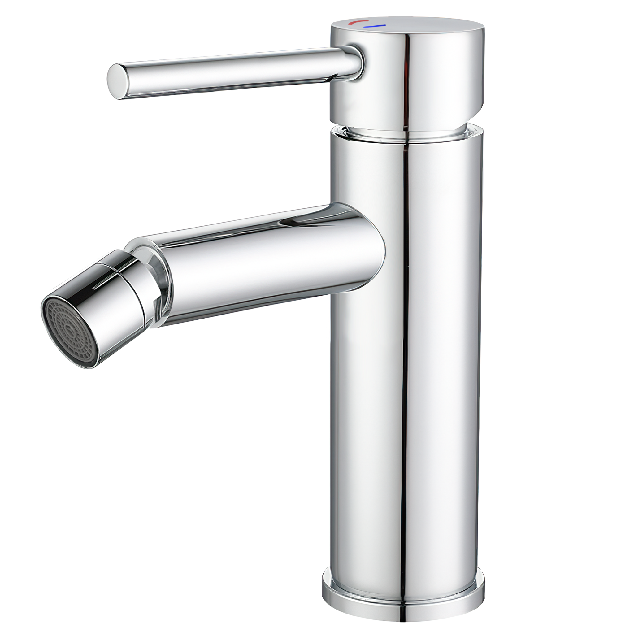 Valaz Robinet de bidet chromé avec ouverture pour eau froide, levier ...
