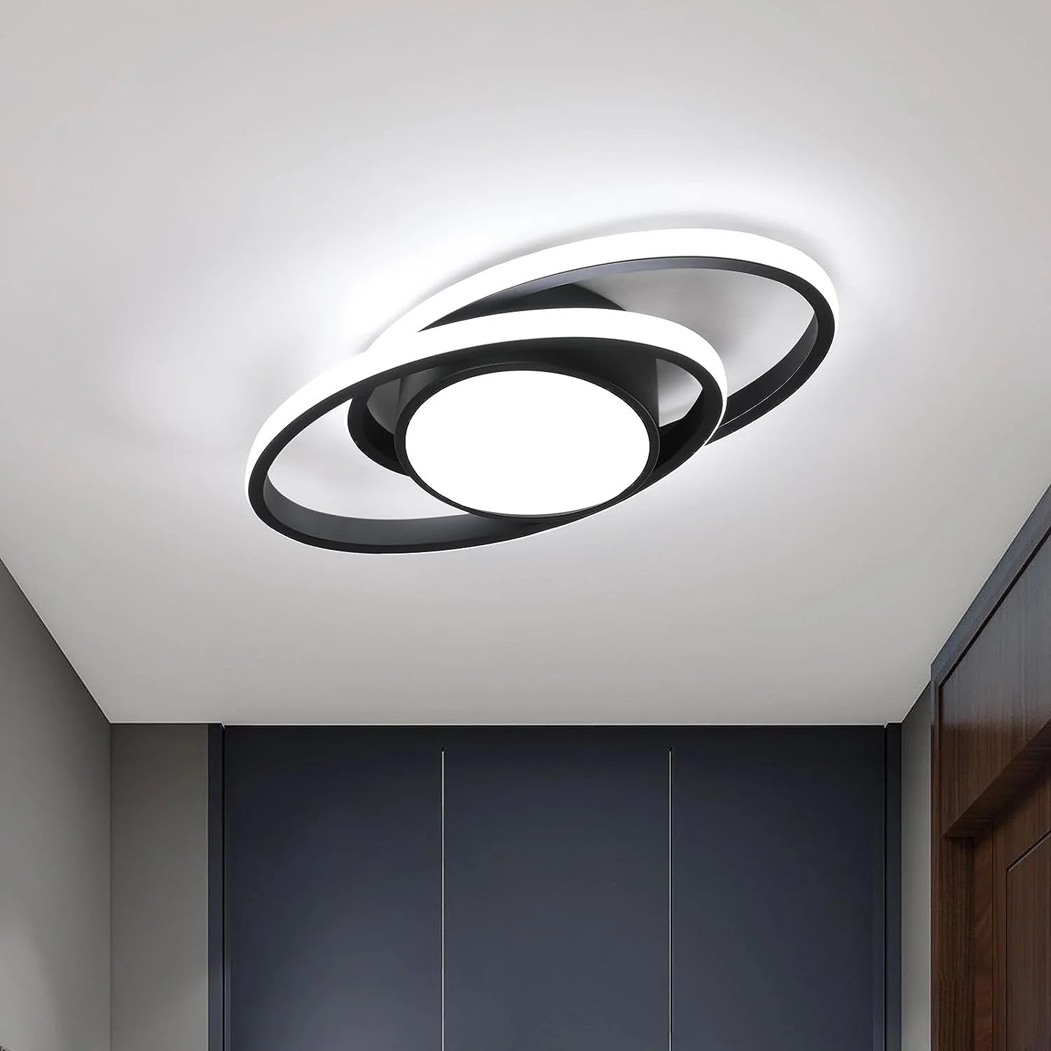 GOECO Lámpara de techo LED, sala de iluminación de techo, 42W 4000lm ...