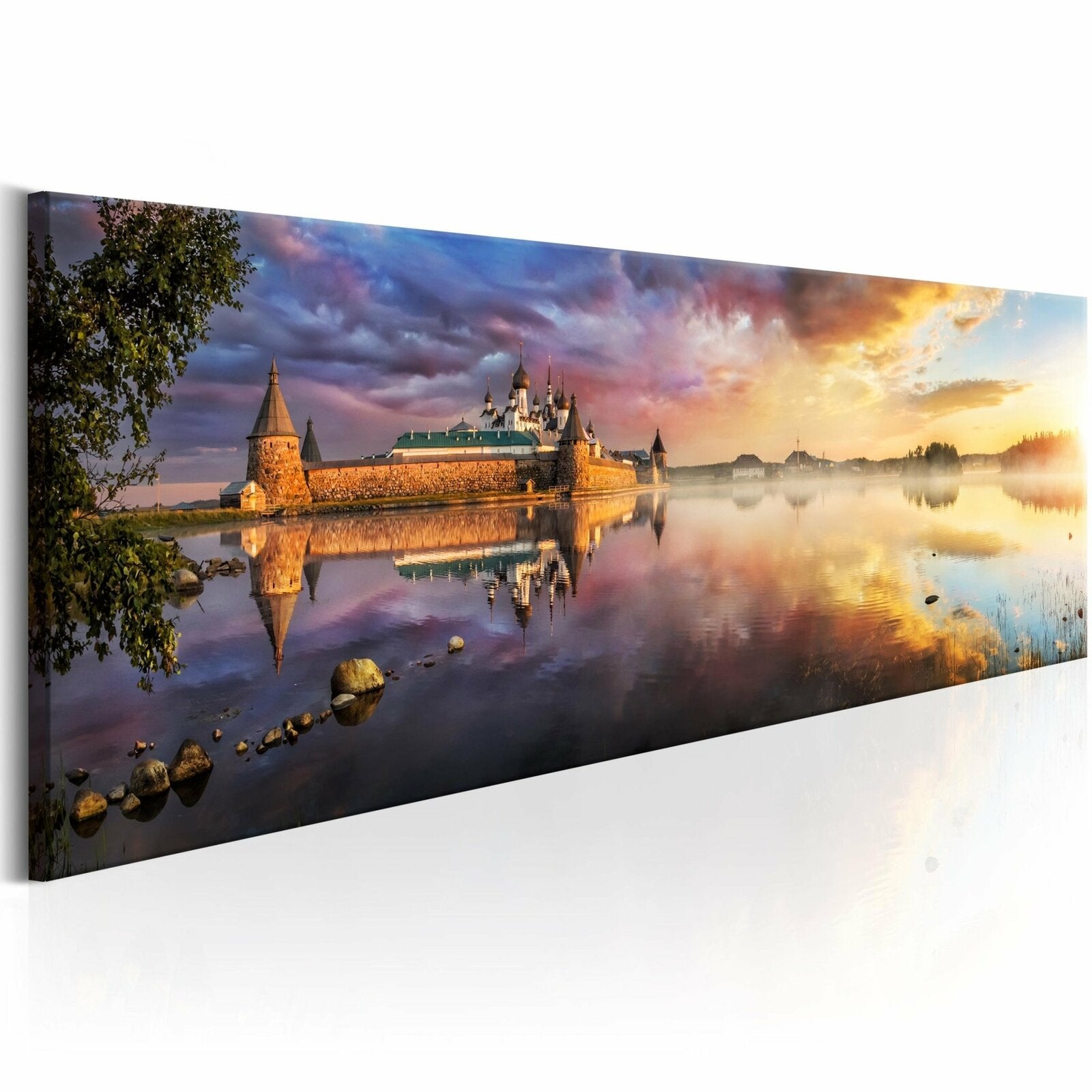 Tableau monastère solovetsky, russie - 150 x 50 cm | Leroy Merlin
