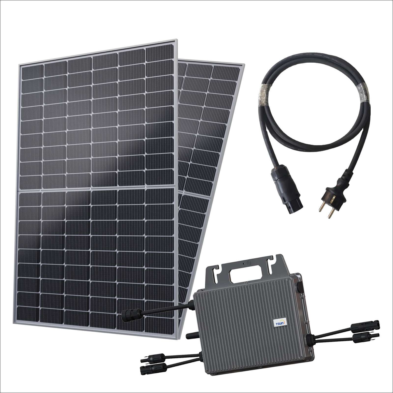 Robinsun®️ Kit solar 800 Wall | 2x 440 Wp Panel solar QN Solar Silver ...