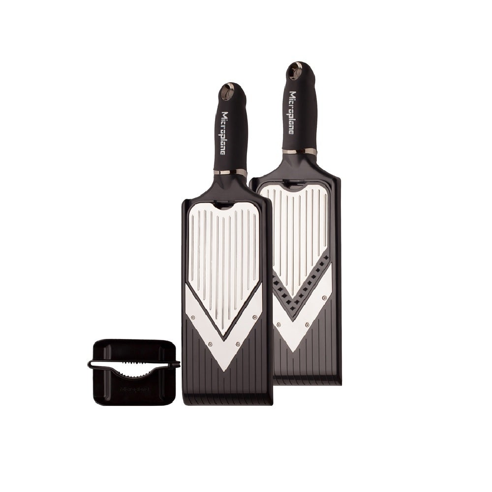 Mandoline en V avec double lames noir | Leroy Merlin