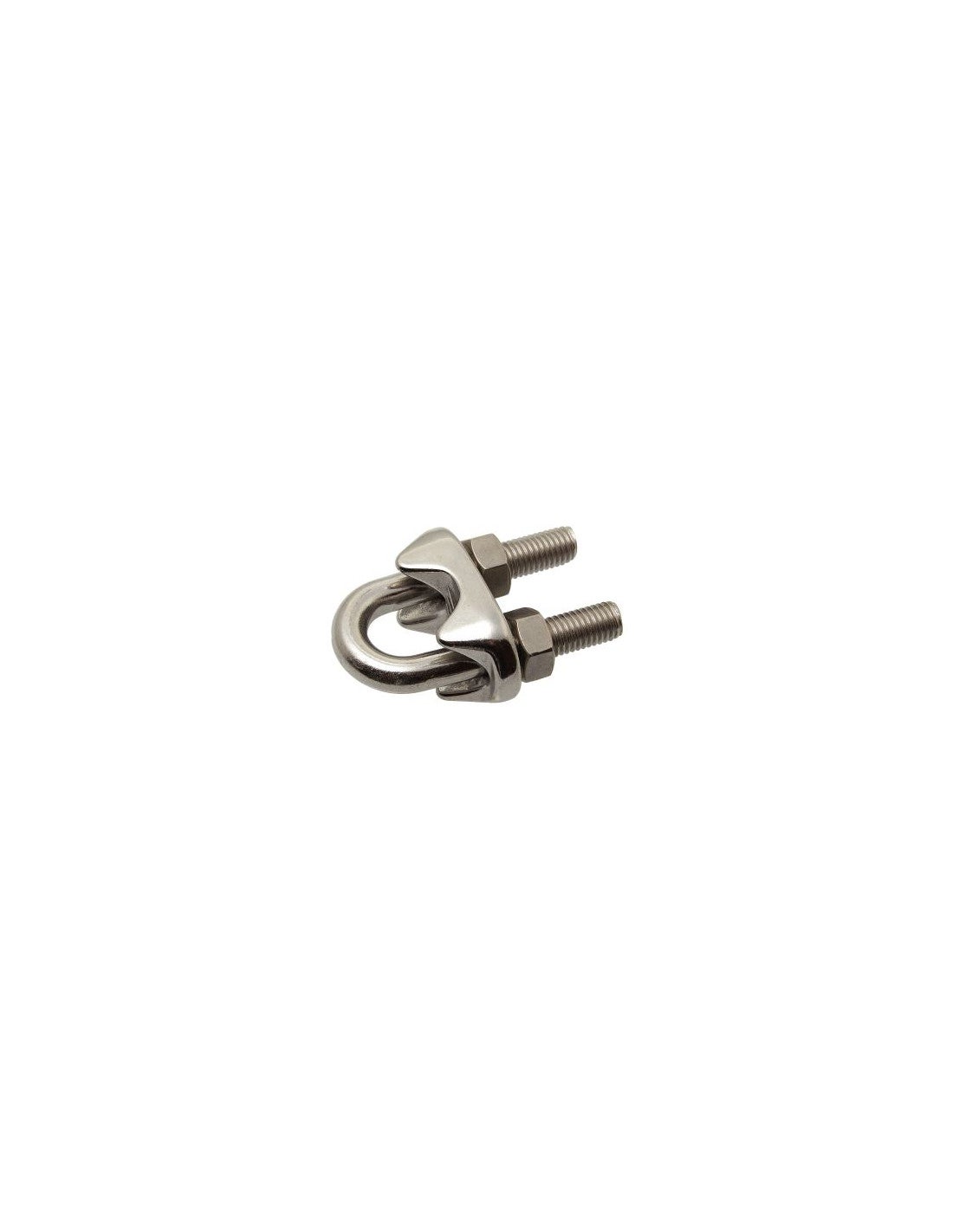 Sujetacable estribo Inoxidable A4 para Cable de diámetro 5 | Leroy Merlin