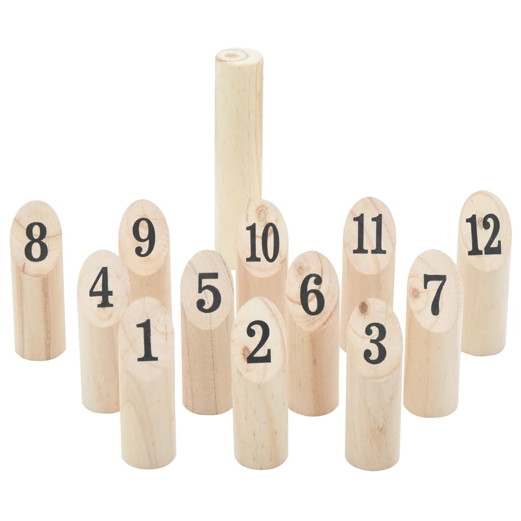 Maison Exclusive - Ensemble de jeu Number Kubb 13 pcs sac de transport ...