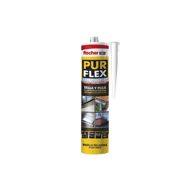 FISCHER 511368 - Sellante de poliuretano monocomponente PURFLEX gris ...