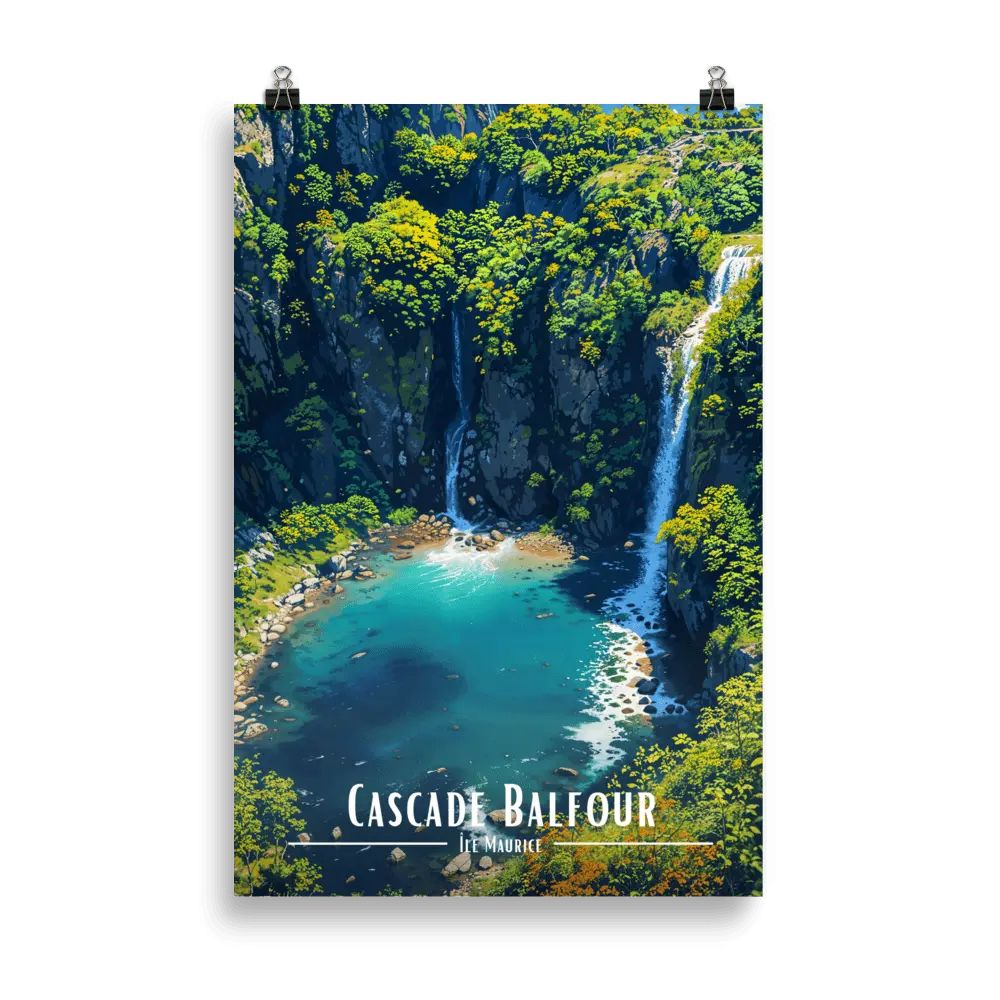 Affiche de Maurice 'Cascade Balfour' | Leroy Merlin