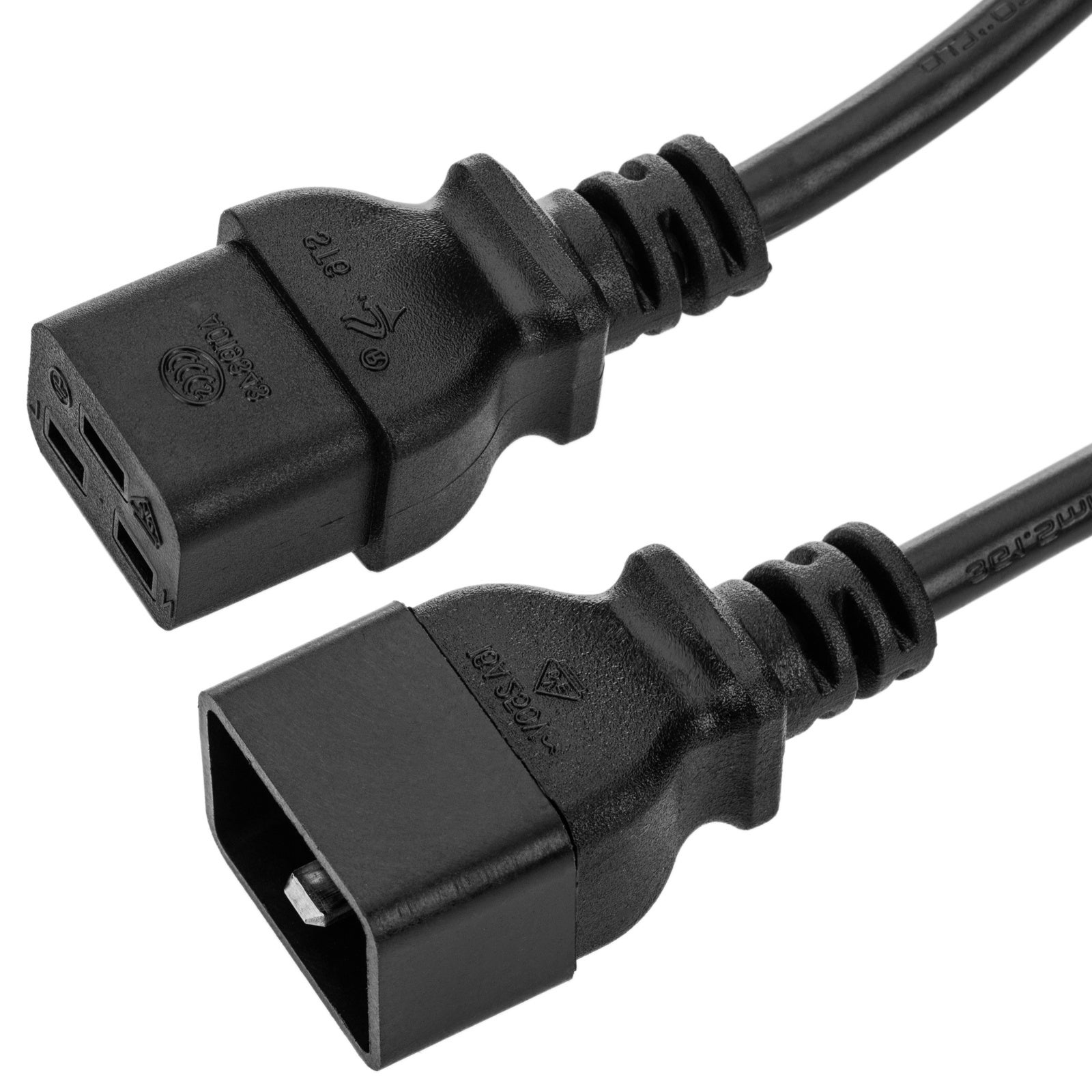 Cable Alimentación con conectores de tipo IEC-60320 de 1.8m (C19 / C20 ...