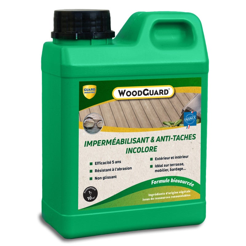 Imperméabilisant Bois Anti Tache - WoodGuard Formule Végétale Protège 5 ...