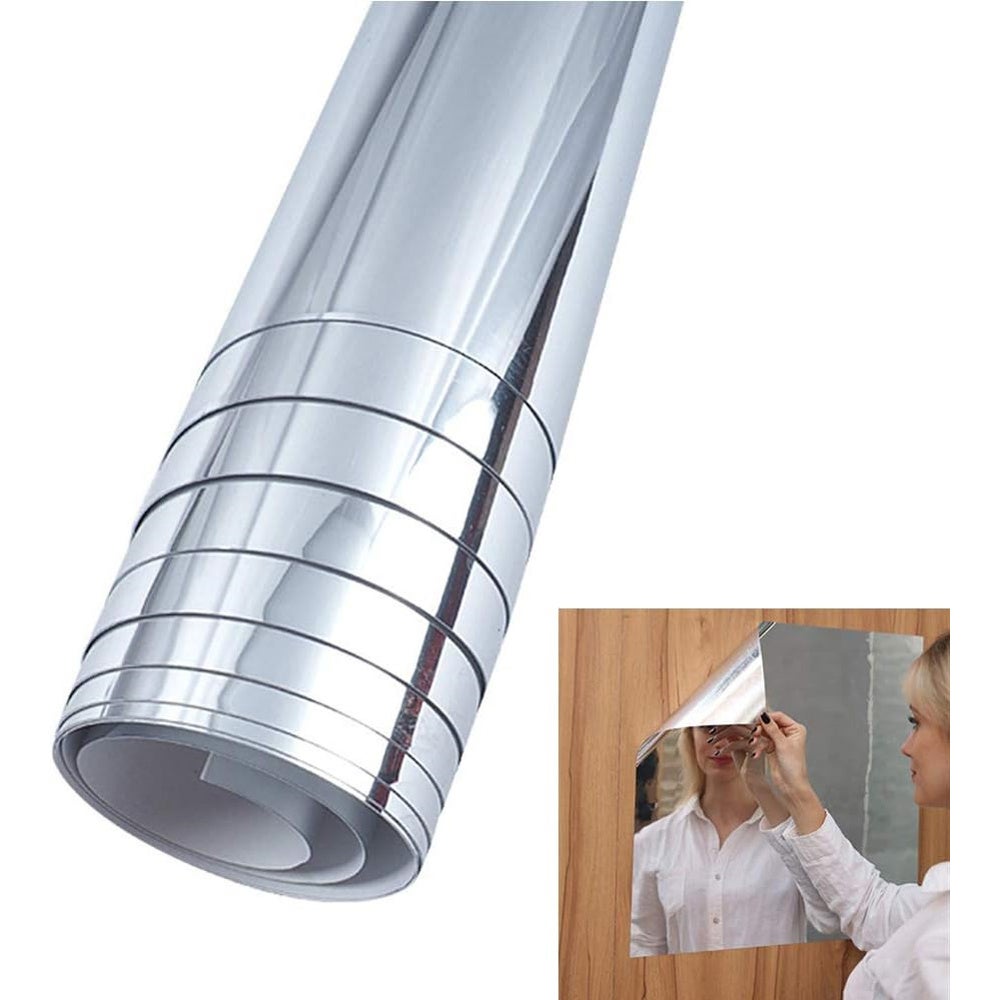 Bextcok Autocollant miroir pleine longueur - Surface réfléchissante ...