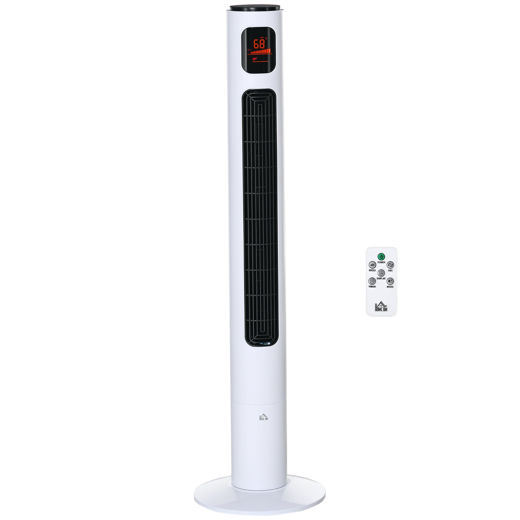 Ventilador de torre con oscilación de 70°, temporizador de 12 horas ...