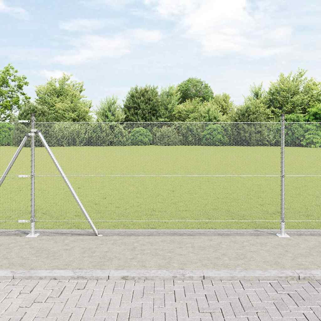Clôture hexagonale extérieure avec base en béton 50 x 0,8 m | Leroy Merlin