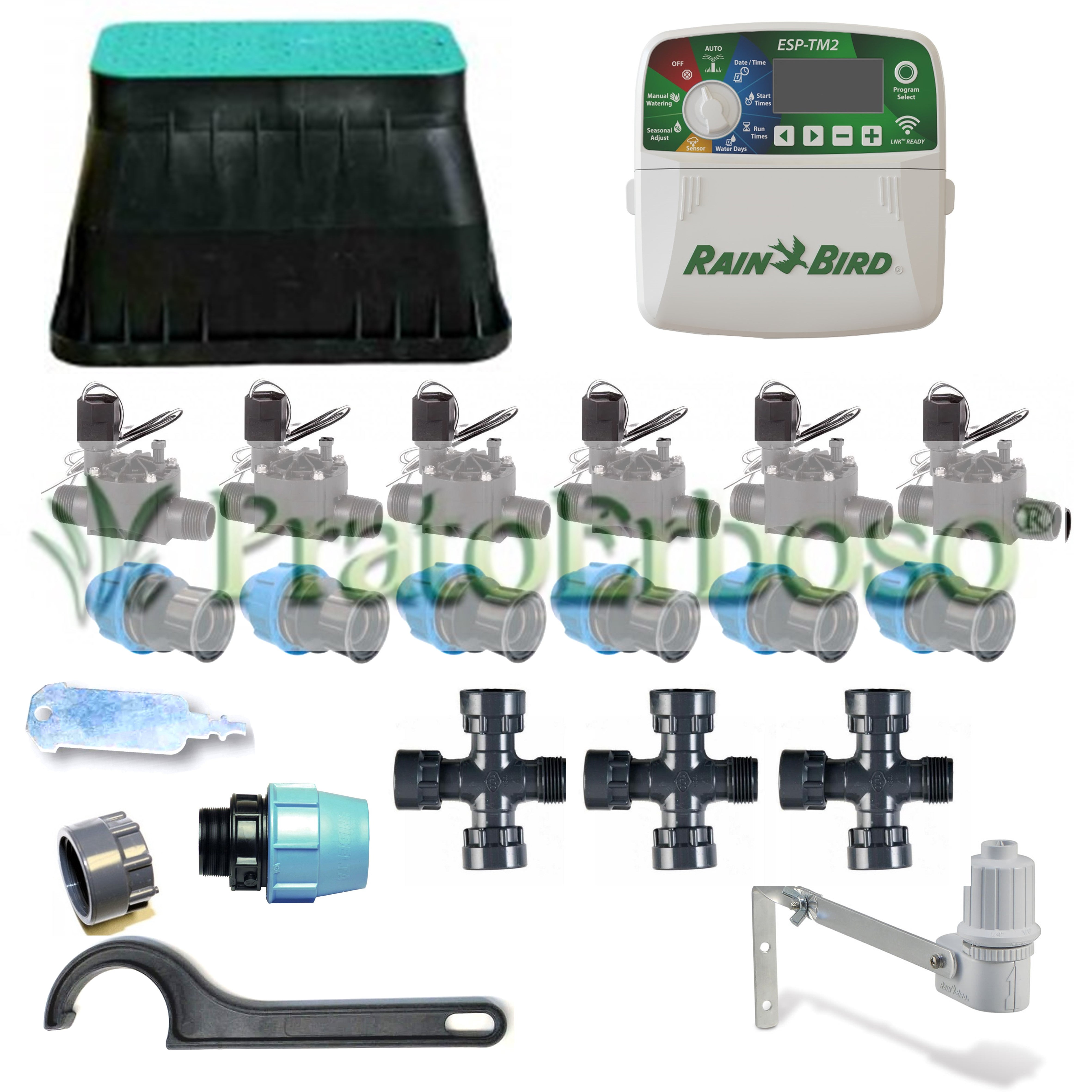 Kit d'irrigation Rain Bird 6 zones 24 V | Leroy Merlin