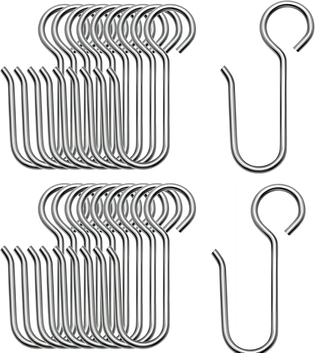 Crochets de rideaux, rail coulissant de 20 crochets, crochets de rideau ...