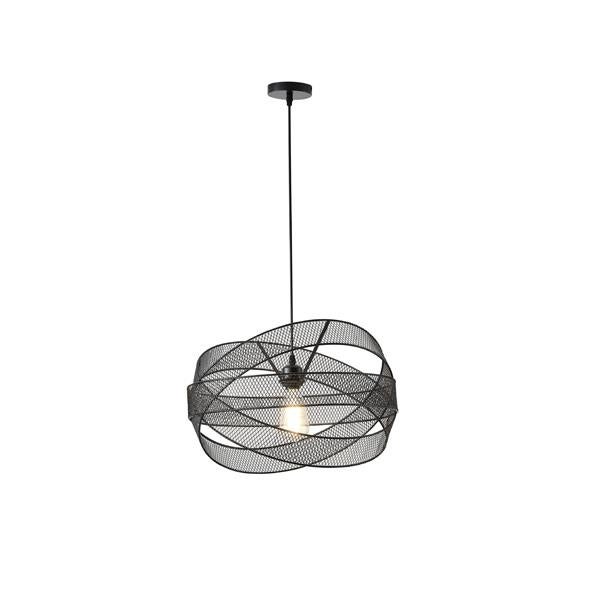 LÁMPARA DE TECHO COLGANTE METAL SINGLE LUZ 1XΕ27 MAX 15W Ø250X1280mm ...