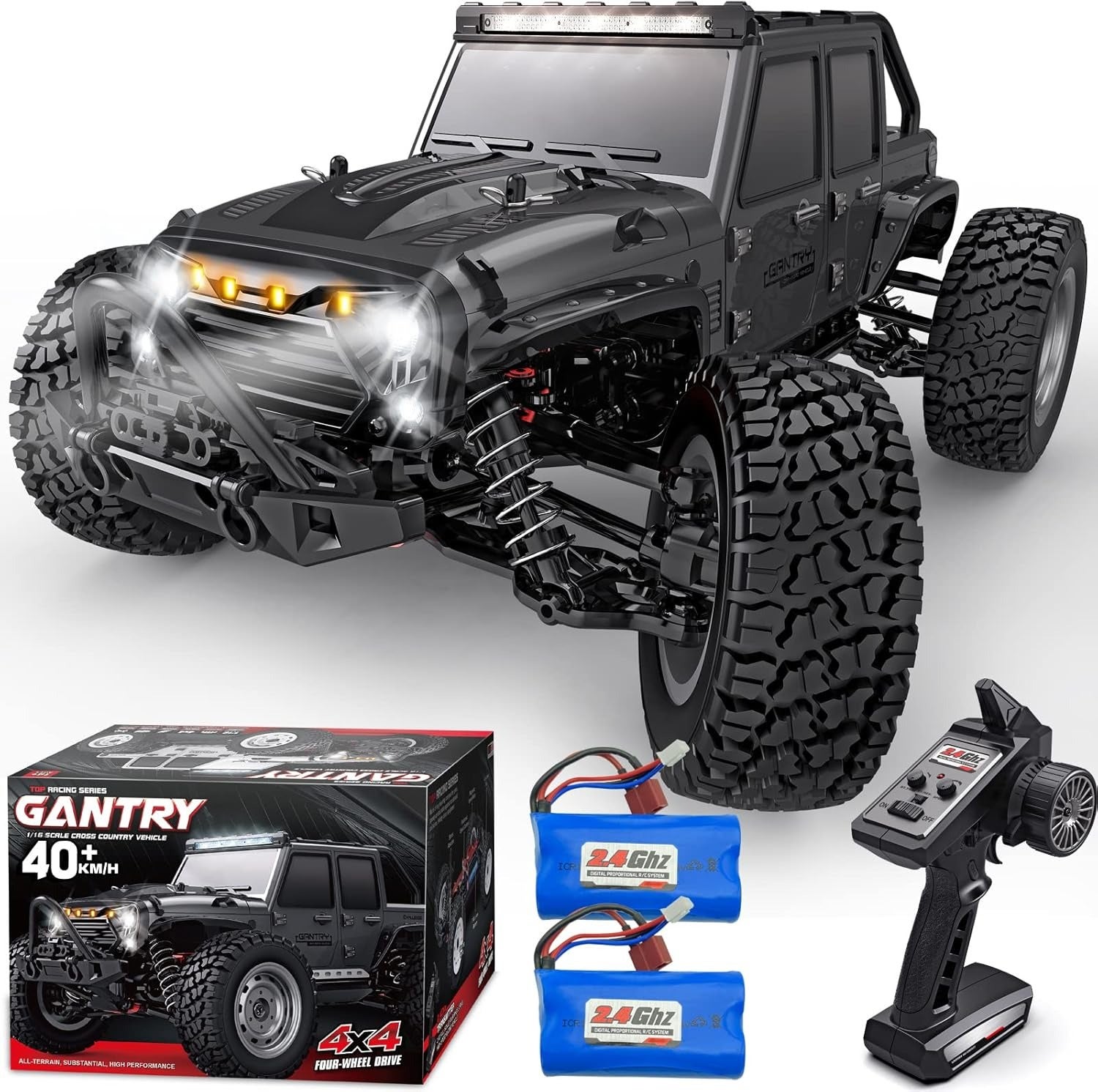RC voitures 1:16 échelle RTR 40km/h camion à télécommande à grande ...