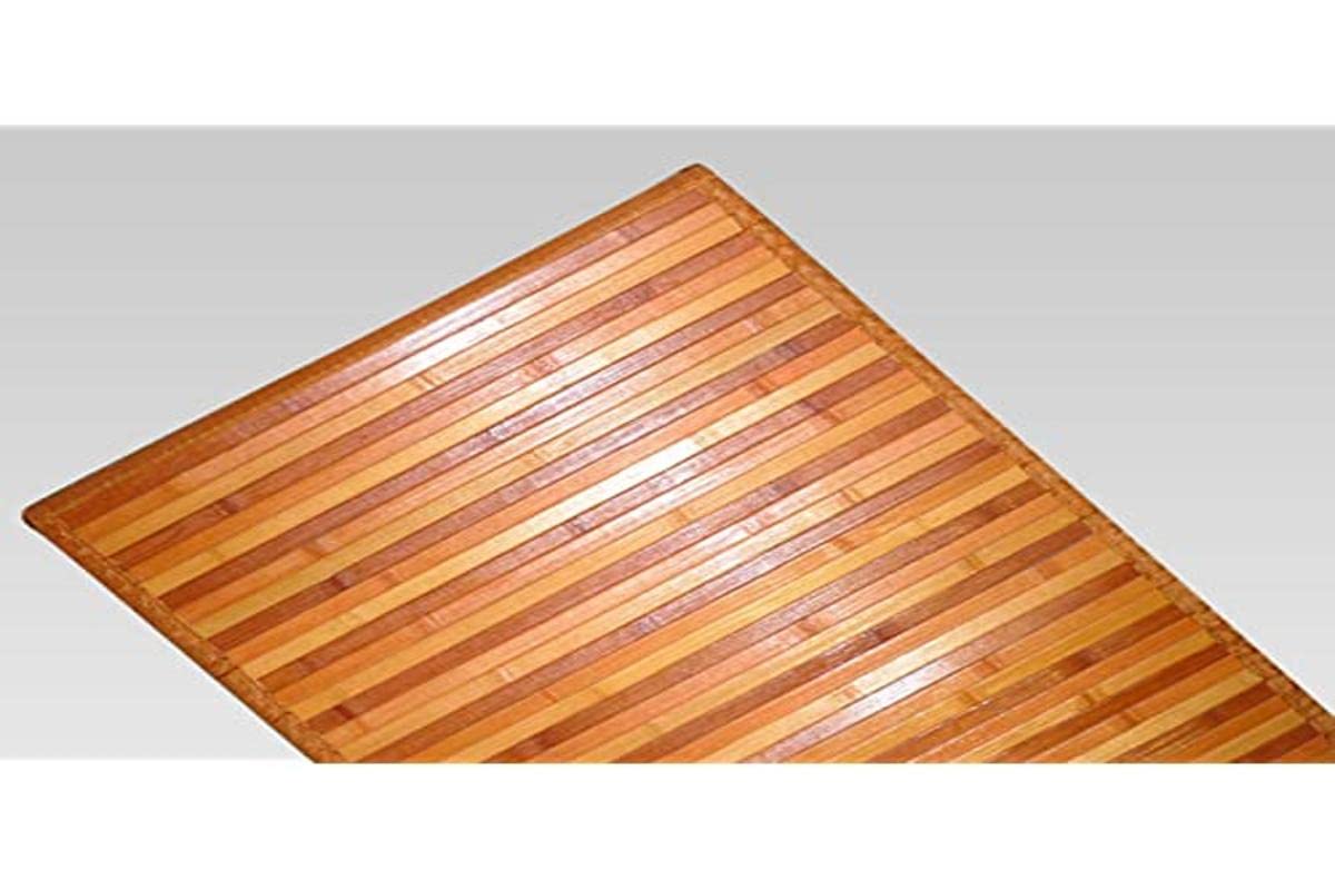 BIANCHERIAWEB Tappeto Bamboo Degradè Arancio, Passatoia cucina 50x120 ...