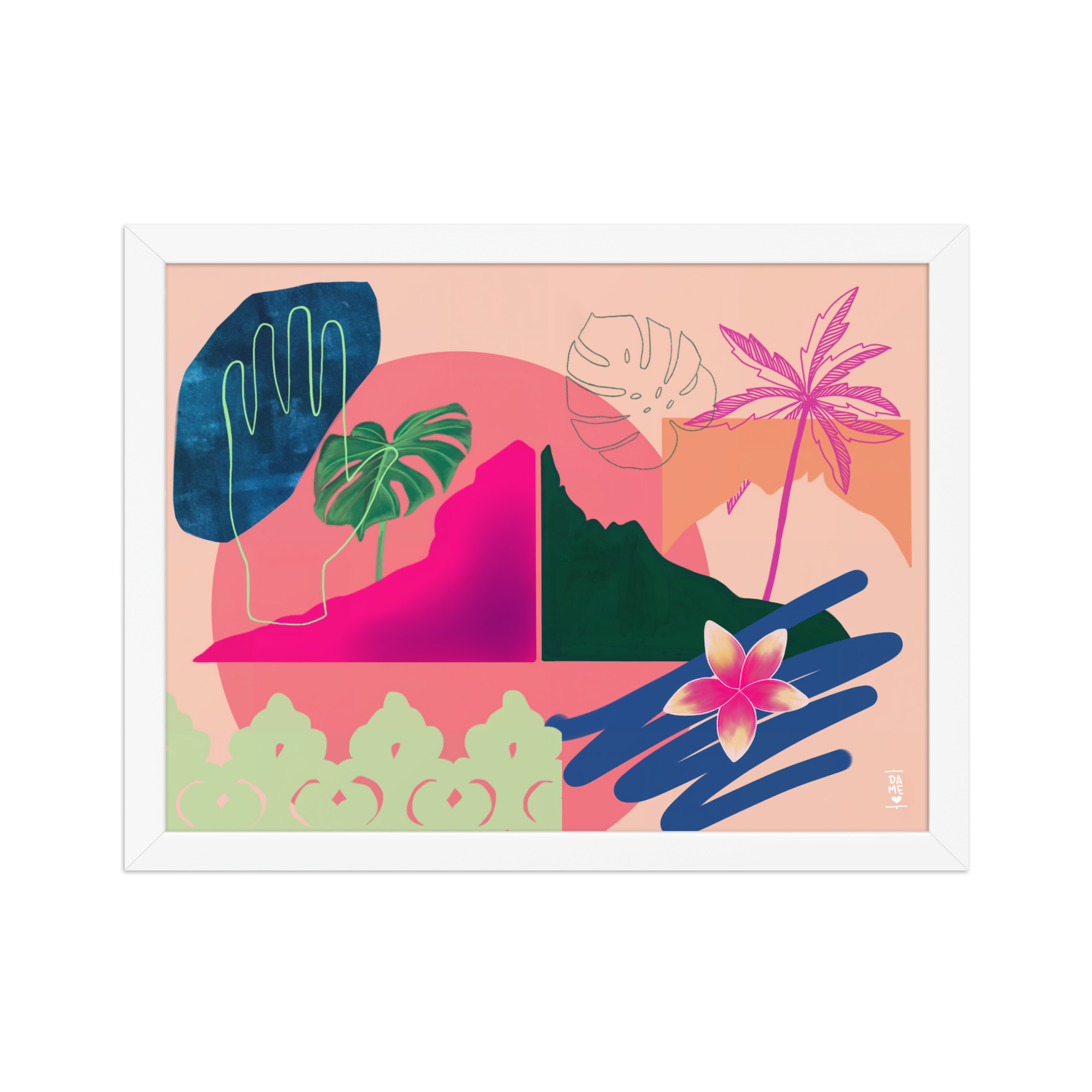Affiche d'art signé - Illustration Dan West l.91 x H61 cm - UNIVILE ...