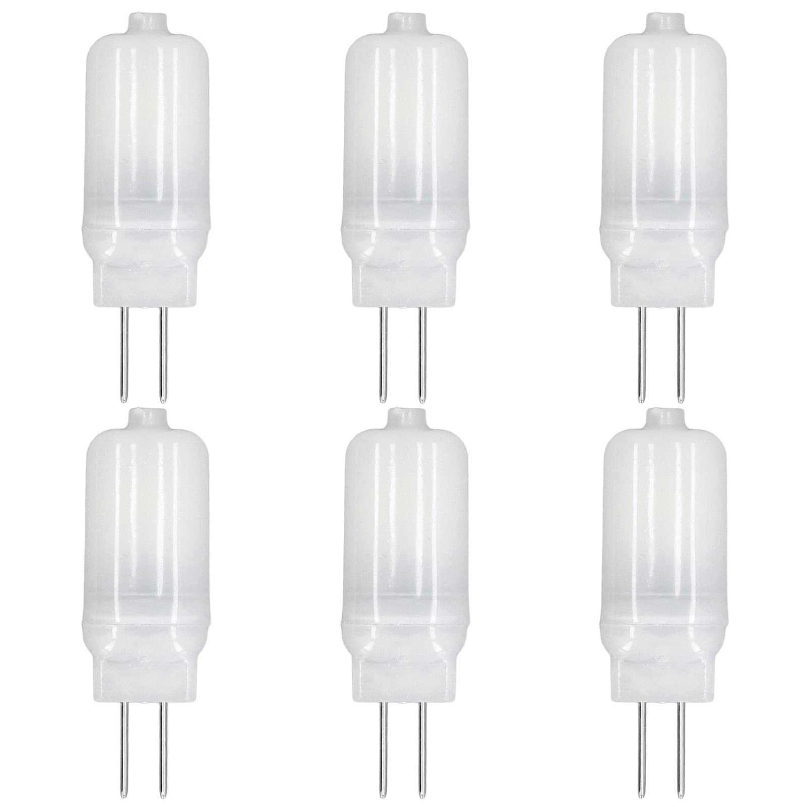 Lot de 6 ampoules LED G4 12 V, luminescence à 360 °, dissipation ...