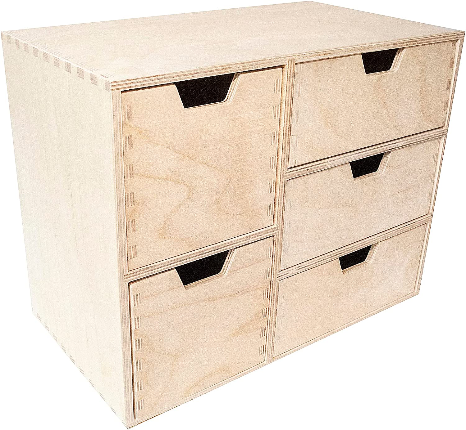 Creative Deco Pequeña Cajonera Madera | 5 Cajones | 36 x 20 x 28,5 cm ...