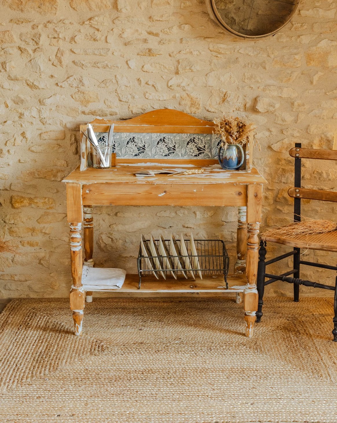Table d'appoint en bois Francine N°555 - Bon état | Leroy Merlin
