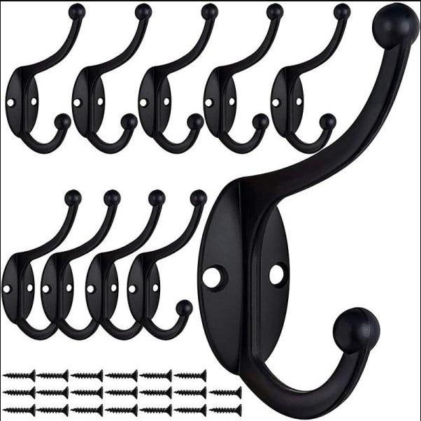 10 crochets + 20 vis Un paquet de crochets pour armoire Crochet ...