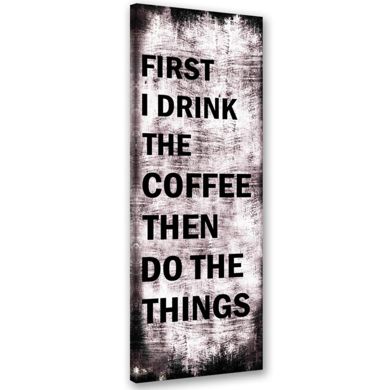 Tableau citation sur le café - 50 x 150 cm | Leroy Merlin